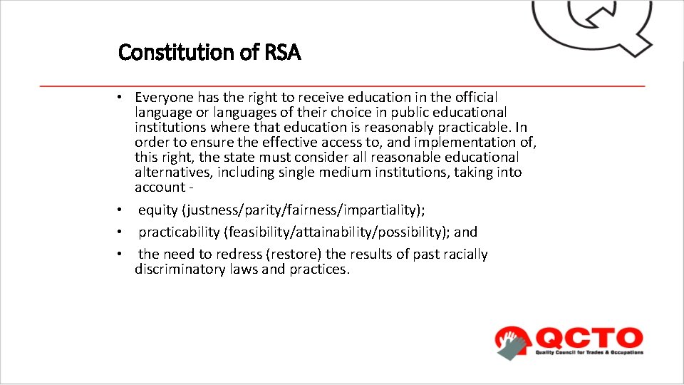 Presentation to AGRISETA 5 October 2018 Strategic Vision