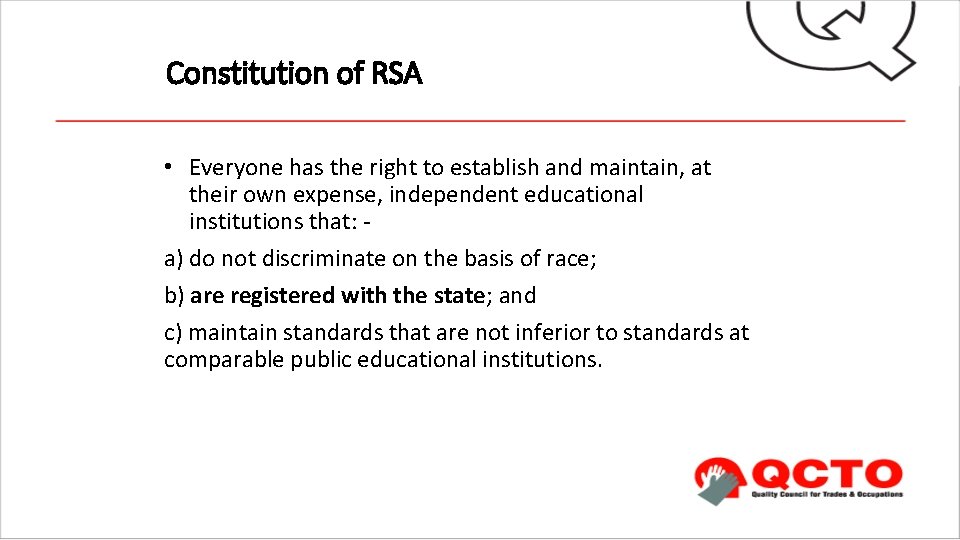 Presentation to AGRISETA 5 October 2018 Strategic Vision