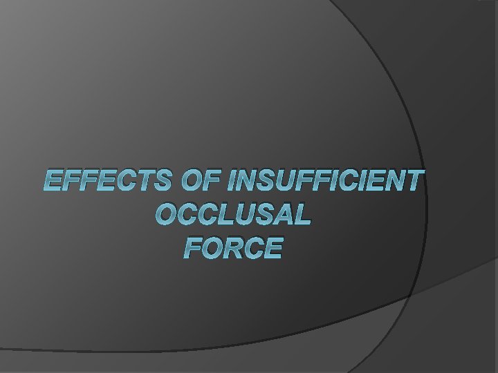 PERIODONTAL RESPONSE TO EXTERNAL FORCES Dr Mahdi Kadkhodazadeh