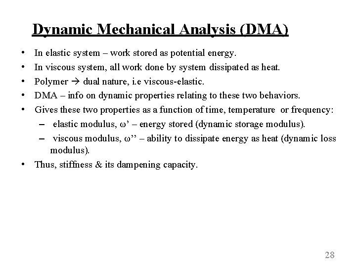 THERMAL CHARACTERIZATION OF TEXTILE MATERIALS Thermal Analysis A