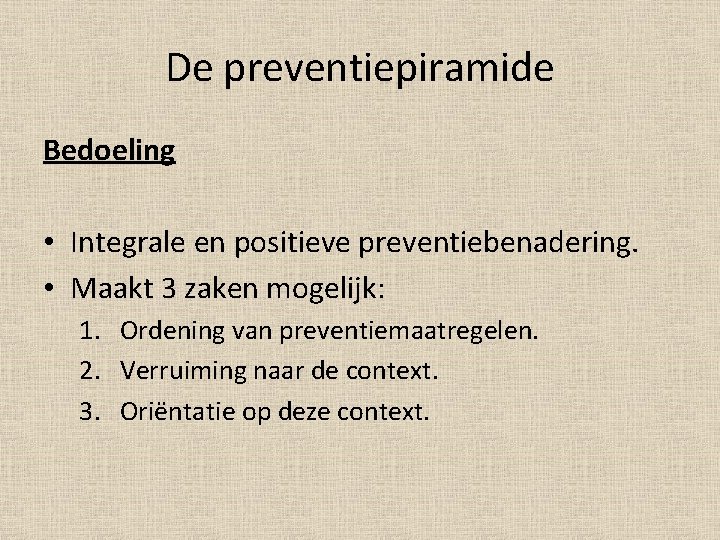 De Preveniepiramide Johan Deklerck Tiem Dewulf 1 Ba