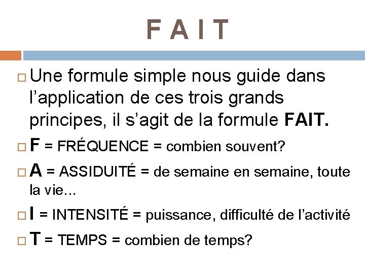 LES PRINCIPES DENTRAINEME NT CHAPITRE 3 7111 ducation