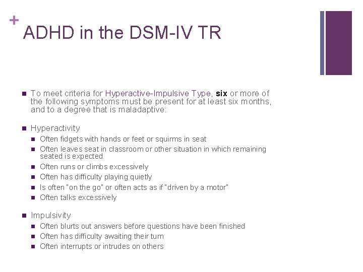 Attention DeficitHyperactivity Disorder Presented by Keith Radley ...