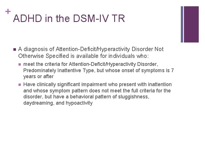 Attention DeficitHyperactivity Disorder Presented by Keith Radley ...