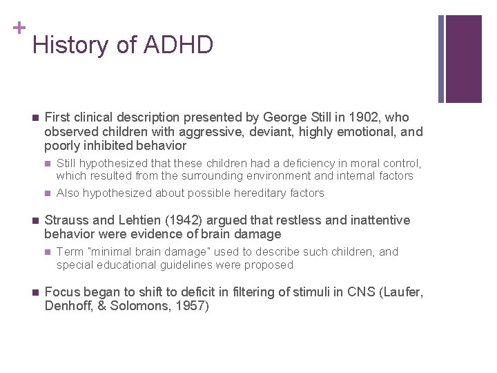 Attention DeficitHyperactivity Disorder Presented by Keith Radley ...