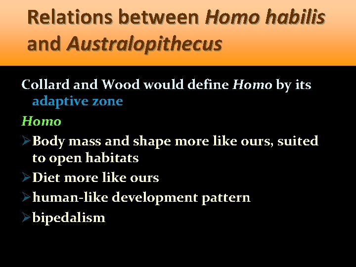 Human Evolution and PREHISTORY PART III EVOLUTION OF