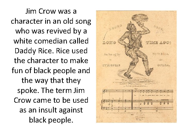 JIM CROW LAWS 1880 s to 1960 AMERICAN