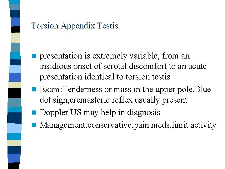 Abnormalities Of The Testis And Scrotum Ahmed AlSayyad
