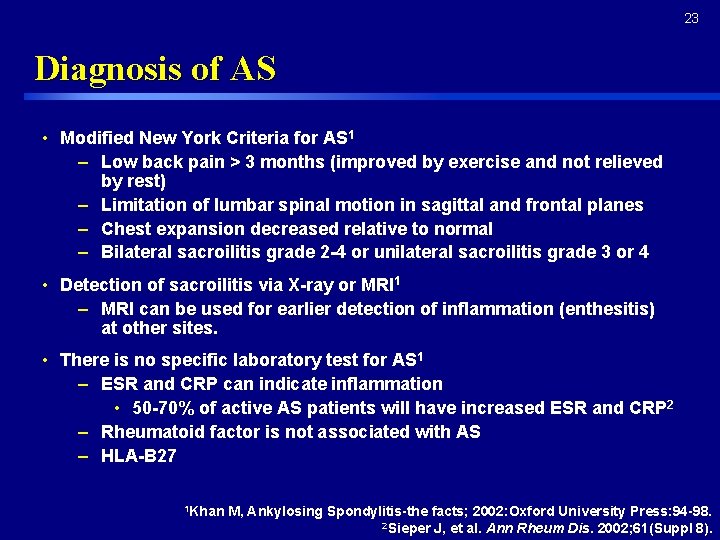 1 Ankylosing Spondylitis M Handel 1 st Feb