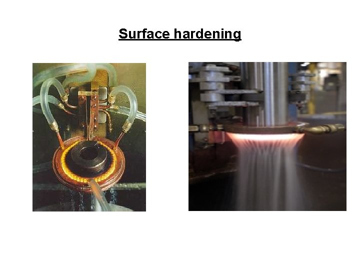Surface hardening Chemical heat treatment changes of the