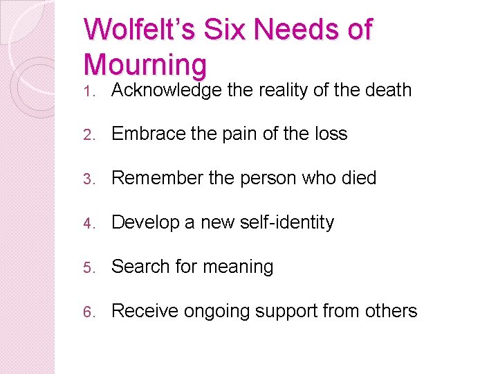 Grieving The Missing Link to Redesigning Life after