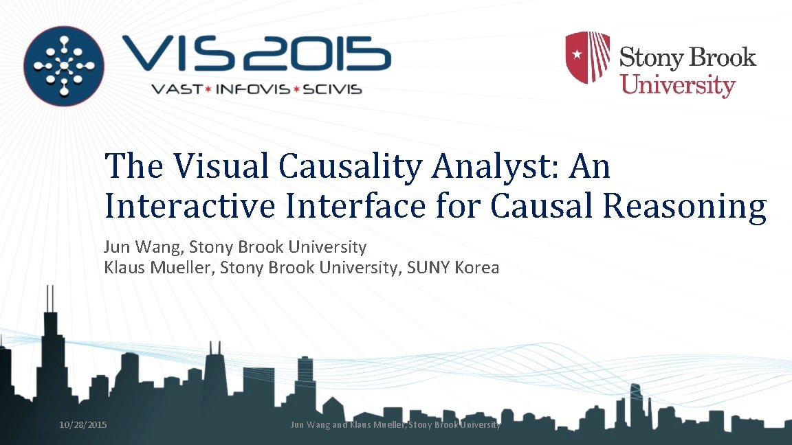 The Visual Causality Analyst An Interactive Interface for