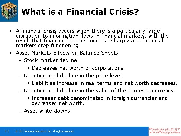 Chapter 9 Financial Crises What is a Financial