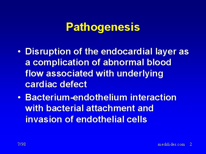 Update on Infective Endocarditis Larry Baddour MD University