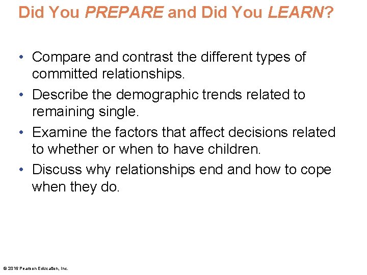 Chapter 4 Lecture Chapter 4 Building Healthy Relationships