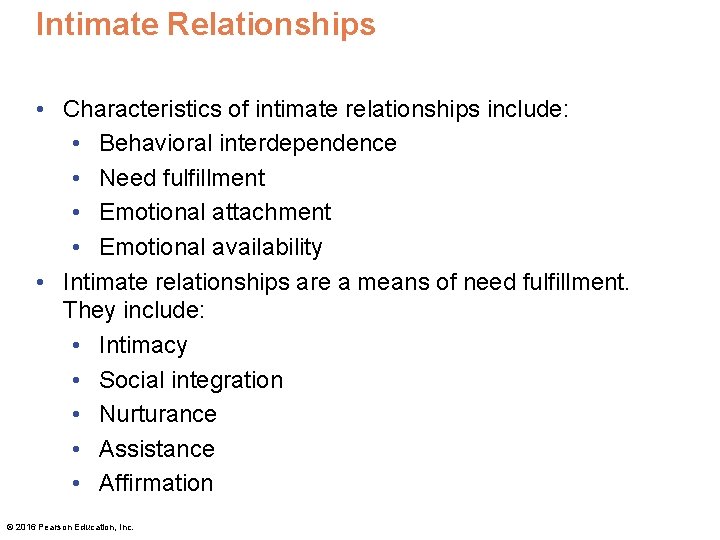 Chapter 4 Lecture Chapter 4 Building Healthy Relationships