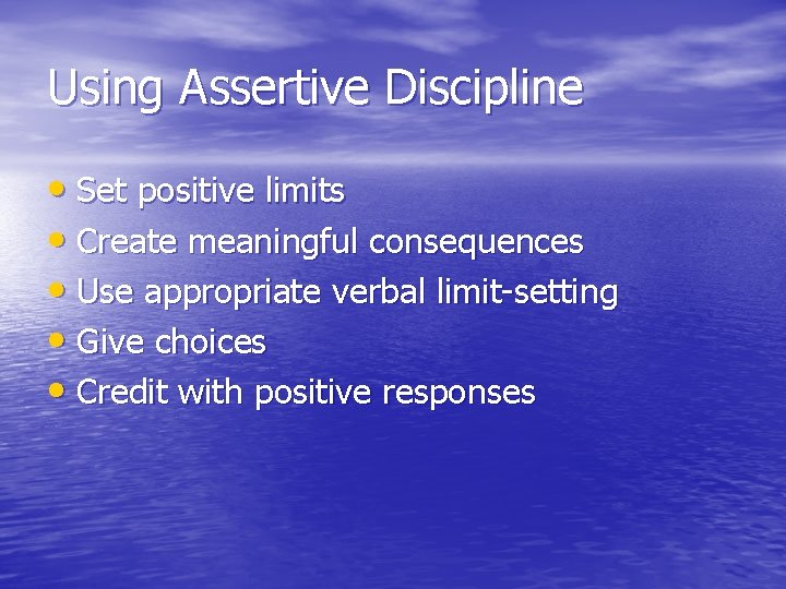 Assertive Discipline Founded by Lee Canter Presented by