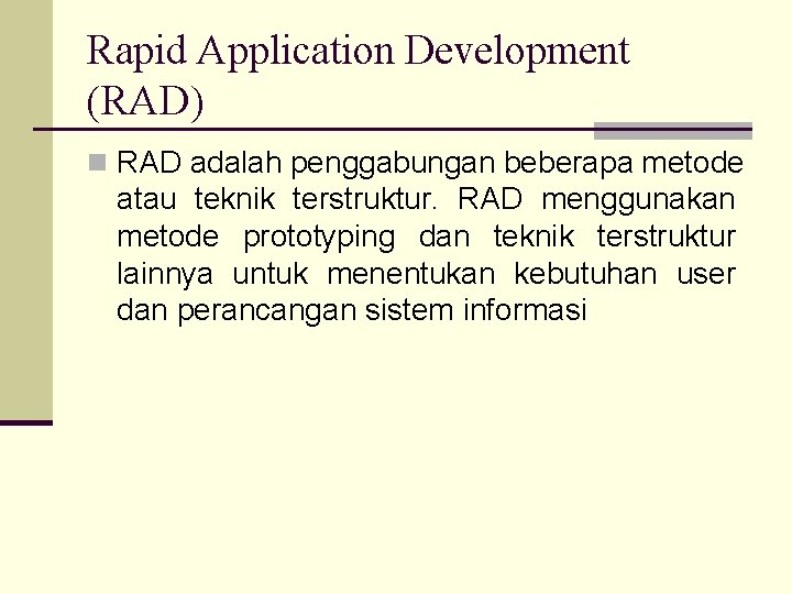 Siklus Metode dan Teknik Pengembangan Sistem Informasi Analisis