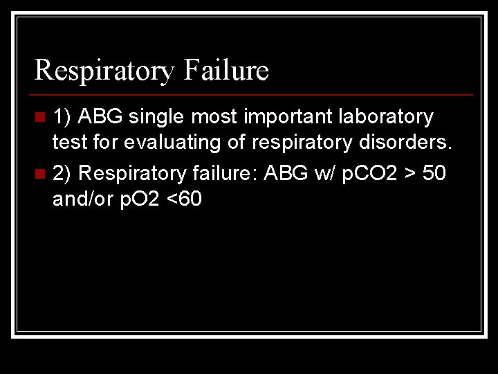 RespiratoryPulmonary Emergencies Hap Farber n Pulmonary Center n