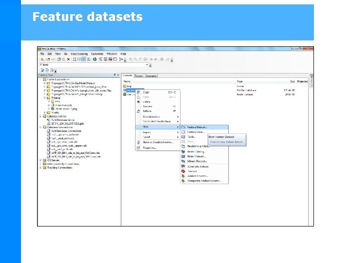 Geodatabases types usersprivileges management May 2017 Spatial Data