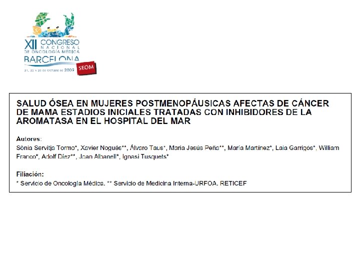 Cncer de Mama II Isabel Alvarez Hospital Donostia
