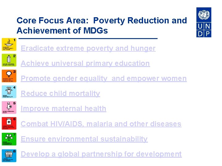 United Nations Development Programme Belize Country Office Core