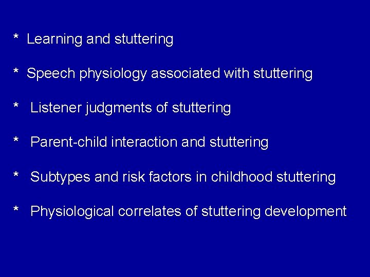 3 183 Introduction to Stuttering Patricia M Zebrowski
