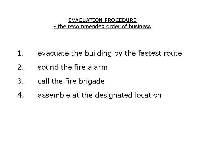 FIRE SAFETY NEBOSH Certificate FIRE SAFETY Aims to