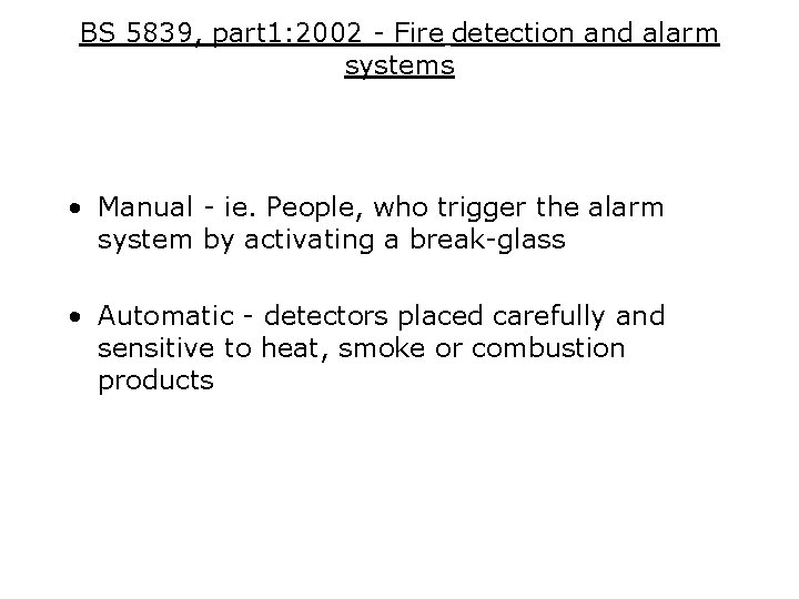FIRE SAFETY NEBOSH Certificate FIRE SAFETY Aims to