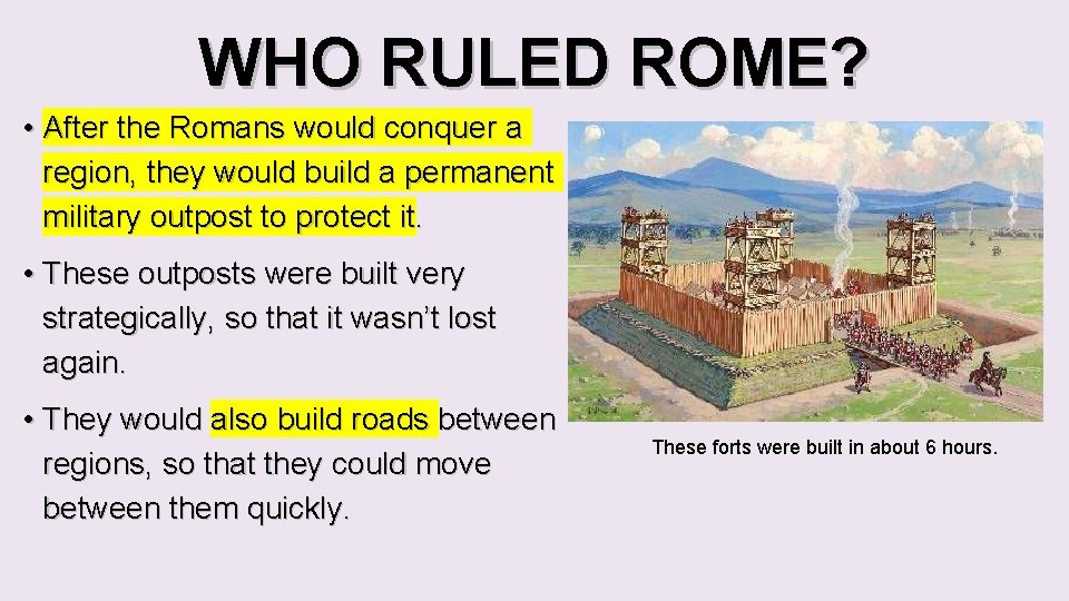 THE FOUNDING OF ROME Chapter 11 Lesson 1