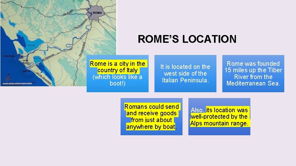 THE FOUNDING OF ROME Chapter 11 Lesson 1