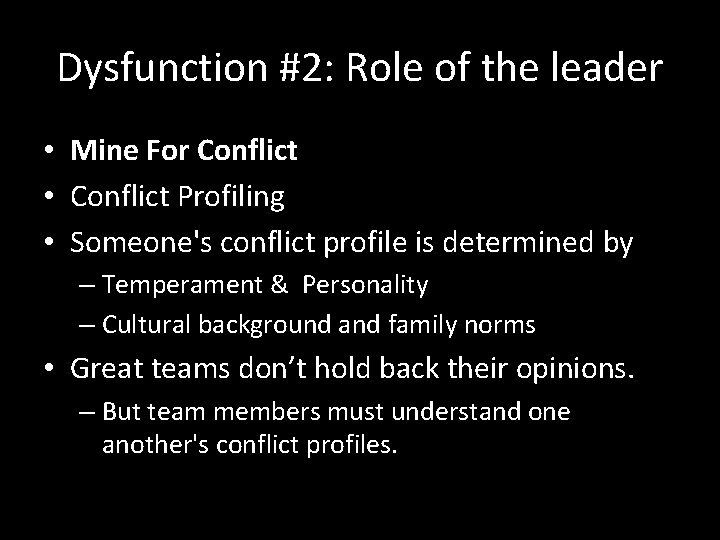 The Five Dysfunctions of a Team A Leadership