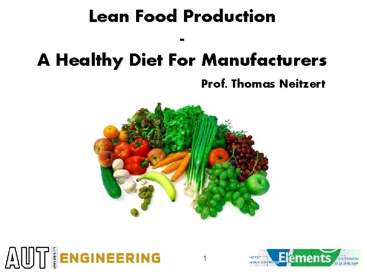 Lean Food Production A Healthy Diet For Manufacturers