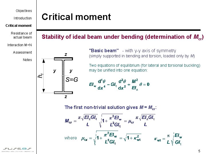 1 C 8 Advanced design of steel structures