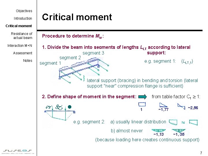 1 C 8 Advanced design of steel structures