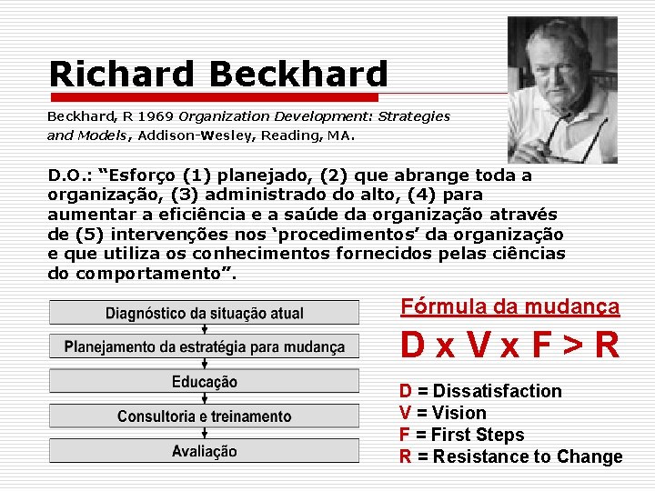 Abordagem Comportamental Desenvolvimento Organizacional DO Administrao ...