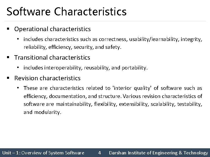 Unit 1 Overview of System Software Hardik Doshi