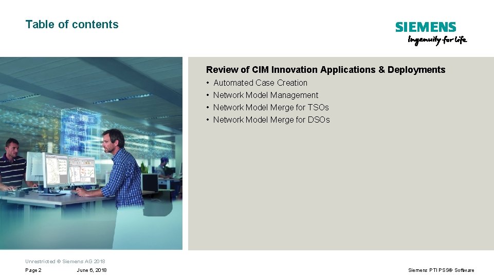 Siemens CIMbased Tools and Applications Customer Deployment Scenarios