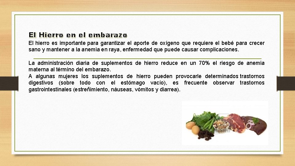 Programa Articulado NutricionalProducto GESTANTE CON SUPLEMENTO DE HIERRO