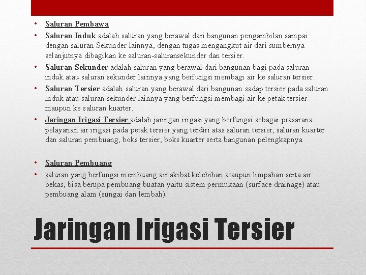 Perencanaan Penerapan Teknologi Ferosemen untuk Jaringan Irigasi Tersier