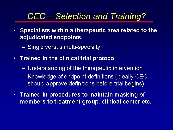 The Adjudicators Role and Responsibilities of the CEC