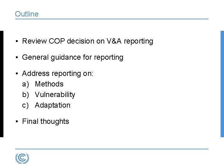 CGE TRAINING MATERIALS VULNERABILITY AND ADAPTATION ASSESSMENT CHAPTER