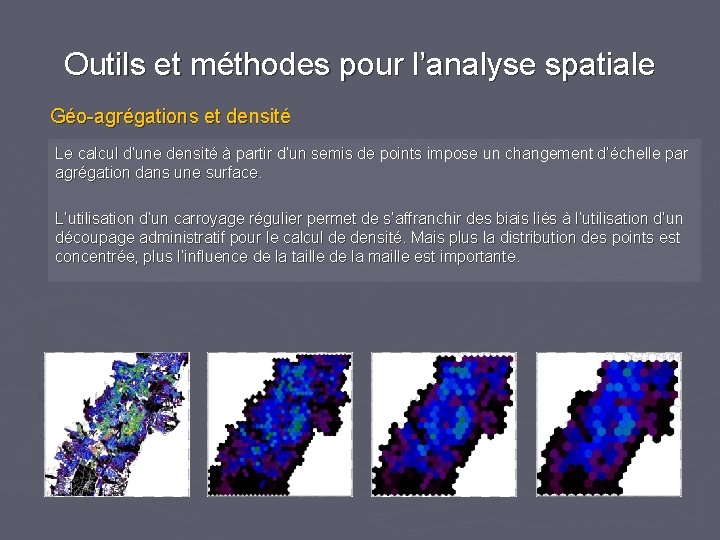 Module SIGSant 12 SIG et analyse spatiale Outils