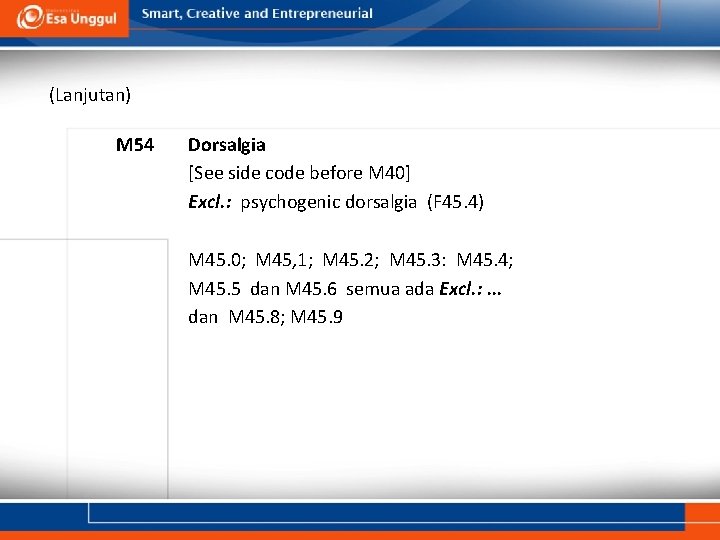 ICD 10 CHAPTER XIII SISTEM OTOT Pertemuan 13