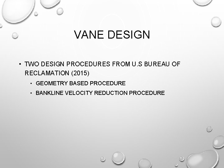 OVERVIEW OF VANES BRIAN MURPHY AND EMILY VALENZUELA