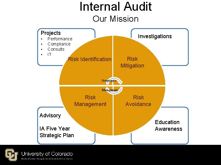 Role of Internal Audit What does Internal Audit