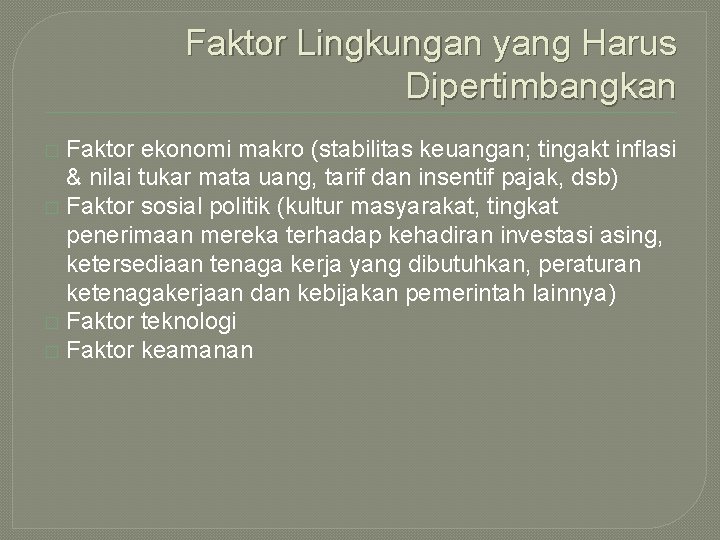 MERANCANG JARINGAN SUPPLY CHAIN Pendahuluan Konfigurasi jaringan supply