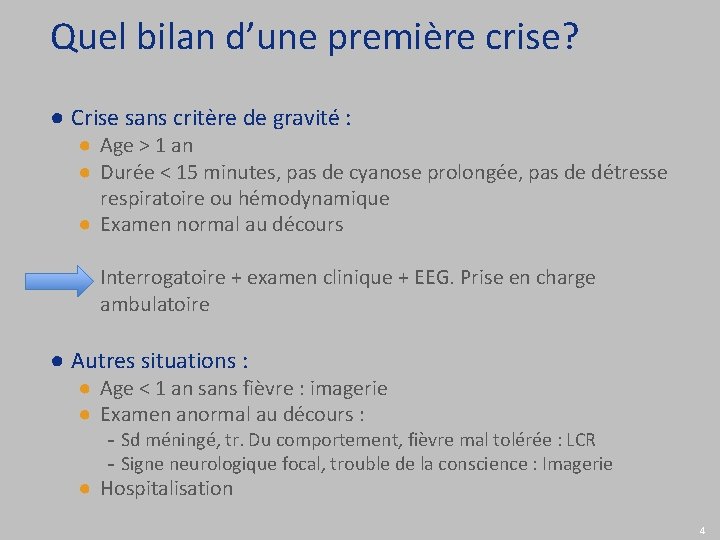 Prise en charge prhospitalire des convulsions chez lenfant