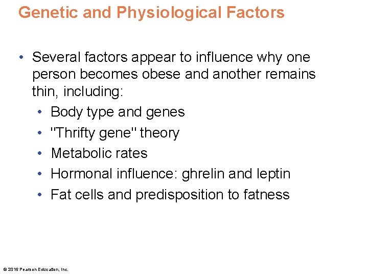 Chapter 8 Lecture Chapter 8 Reaching and Maintaining
