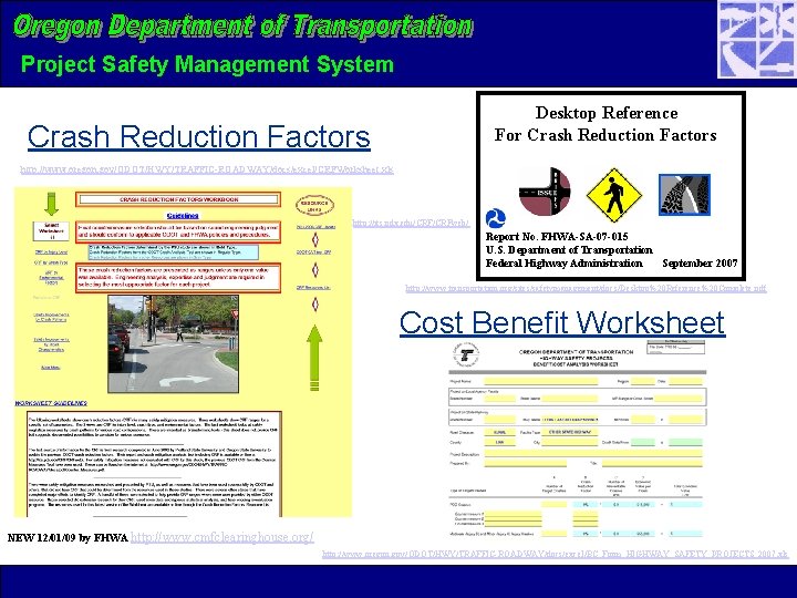 Project Safety Management System http tig transportation org